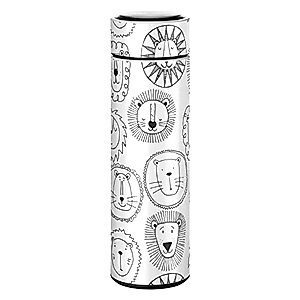 CaTaKu Cartoon Lions Head Water Bottle Insulated 16 oz Stainless Steel Flask Thermos Bottle for Coffee Water Drink Reusable Wide Mouth Vacuum Travel Mug