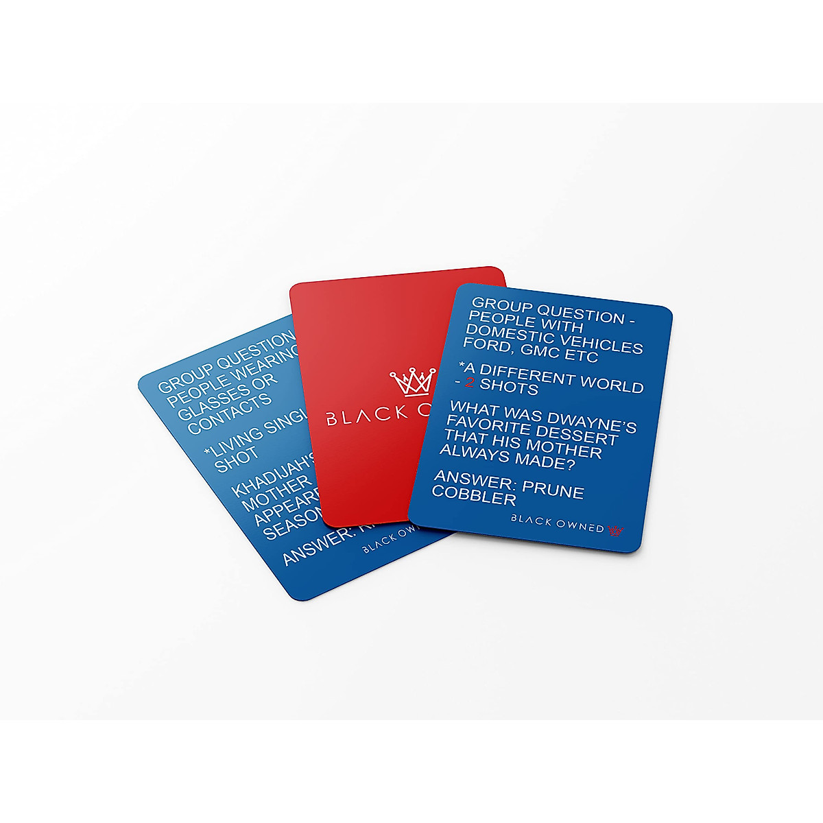 Black Owned | Black Movie & TV Show Trivia Drinking Card Game Bundle Pack | 6 Movies & 6 TV Shows | Urban Adult Party Night Fun