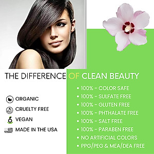 DermOrganic Argan Oil Daily Hydrating Hair Care-Sulfate Free & Color Safe-SHAMPOO 16.9 oz