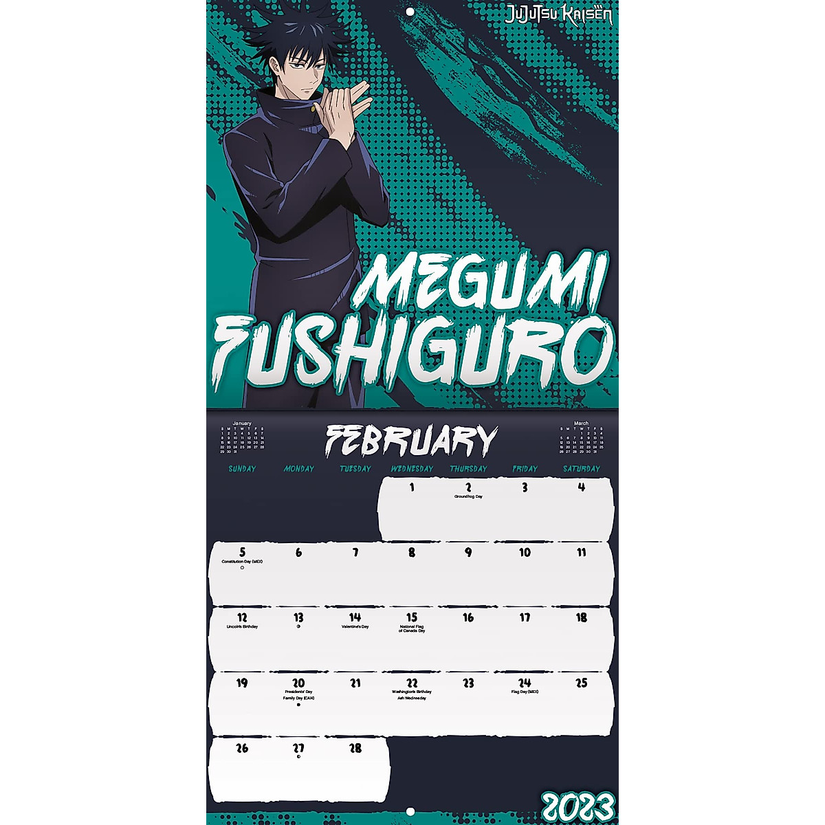 2023 Jujutsu Kaisen Wall Calendar