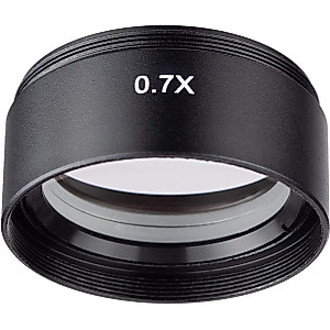 AmScope SM07 0.7X Barlow Lens For SM Stereo Microscopes (48mm)