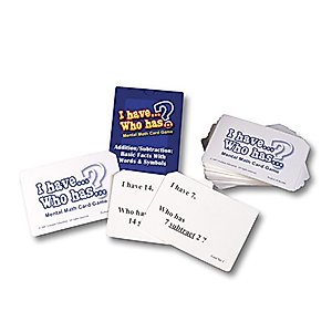 Learning Advantage, Mental Math Game Card, I have Who has Addition/Subtraction - Basic Facts with Words and Symbols