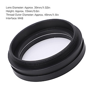 Kopokd [New] Microscope Lens Accessory Kit - & Oil-Proof Objective Cover for Stereo Microscopes with Camera