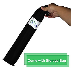 Goutime Stainless Steel Shish Kabob Skewer Rack with Storage Bag, Universal Barbecue BBQ Skewers Holder for Grill