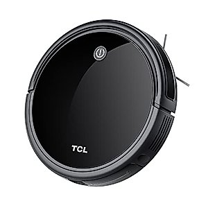 TCL Sweeva 1000 Robot Vacuum Cleaner Ultra Slim 2.76inch, Strong Suction 1500Pa, 120mins Runtime, Washable HEPA Filter, Good for Pet Hair, Hard Floor & Carpets