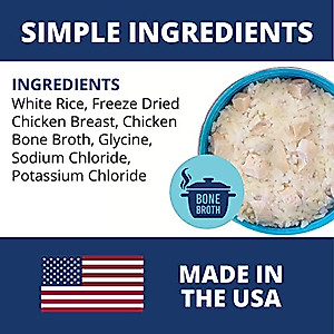 Under the Weather Easy to Digest Bland Diet for Sick Dogs - Always Be Ready - Contains Electrolytes - Gluten Free, All Natural, Freeze Dried 100% Human Grade Meats - Chicken, Rice & Bone Broth