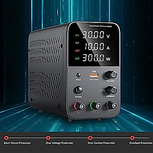 DC Power Supply WPS605H USB Fast Charging Interface Adjustable Switching Regulated Power Supply 300W, DC Power Supply Variable