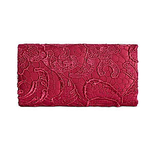 Giani Bernini Wine Lace Clutch