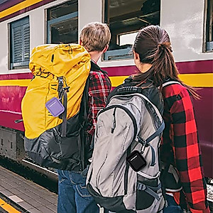 [2 Pack] AirPods 2nd/1st Generation Case with Keychain,Wilbur for AirPod 2nd Generation Case & AirPod Case 1st Generation,Full-Body Protective Cover,Supports Wireless Charging (Black+Purple)