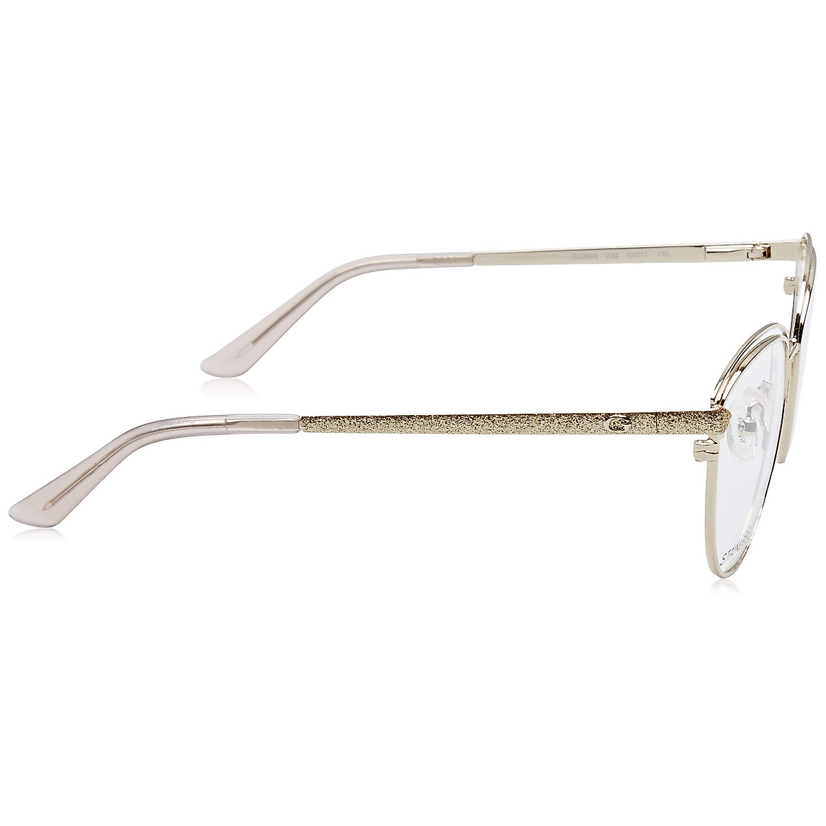 Guess GU2685 Eyeglass Frames - Gold Frame, Gold Lenses, 53 mm Lens Diameter GU268553032