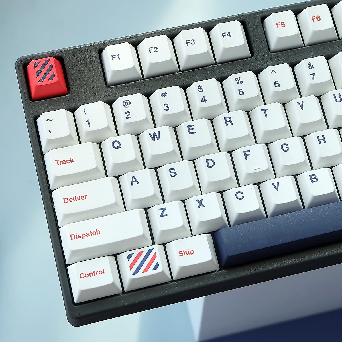 UniCusMech PBT Cherry Profile 141 Keys keycap Set Dye Sublimation ANSI Layout Keycap for Mechanical Gaming Keyboard Cherry MX Switch (Pakage)