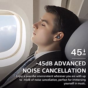 TOZO Hybrid Active Noise Cancelling Wireless Earbuds, 6 Mics ENC Clear Call, IPX8 Waterproof, in Ear Bluetooth 5.3 Headphones Stereo Bass Ear Buds 59H Playtime with LED Display 32 EQs via APP