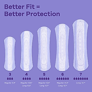 Always Discreet, Incontinence & Postpartum Pads For Women, Size 4, Moderate Absorbency, Long Length, 54 Count