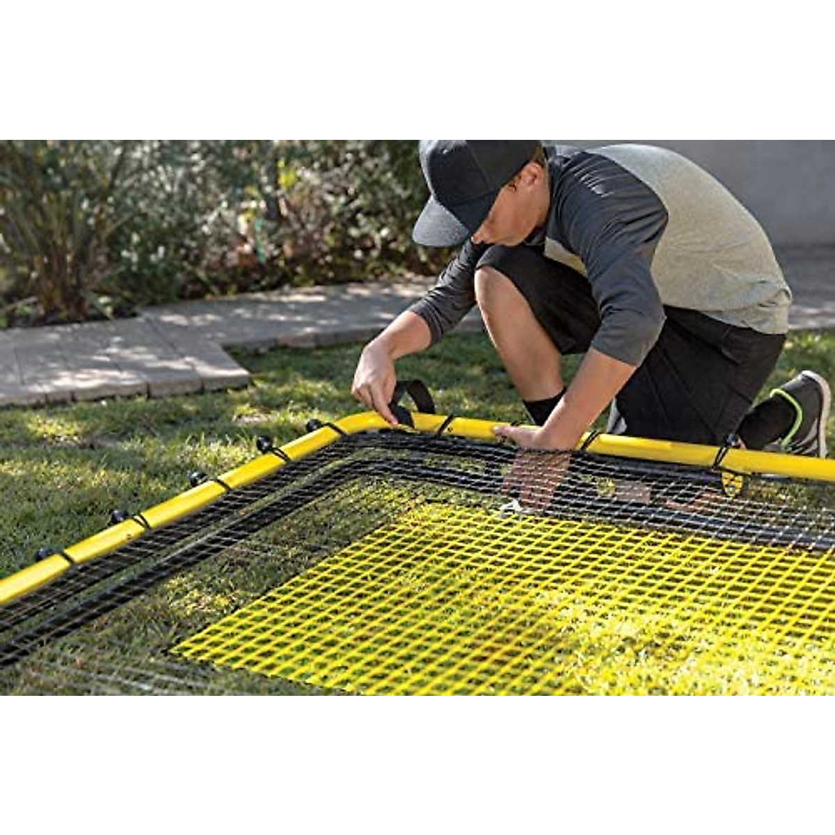 SKLZ Baseball and Softball Rebounder Net for Pitching and Fielding Training, 4 x 4.5 feet