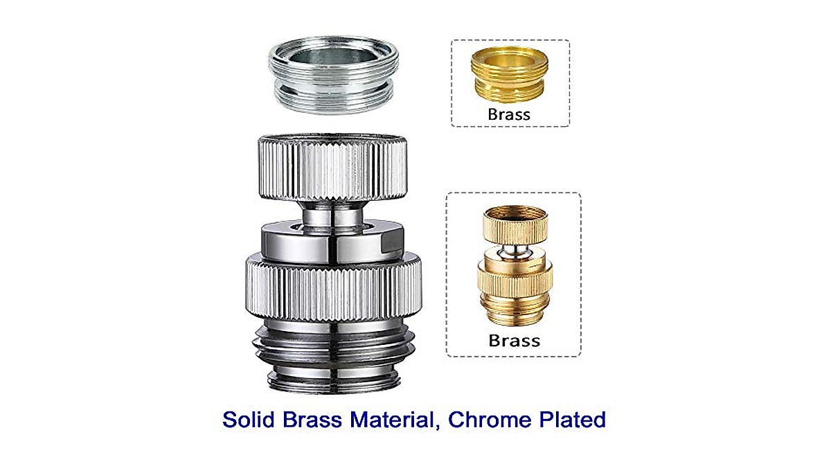 Swivel Aerator Adapter for Garden Hose Connection