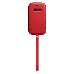 Apple iPhone 12 and 12 Pro Leather Sleeve with MagSafe - (PRODUCT) RED
