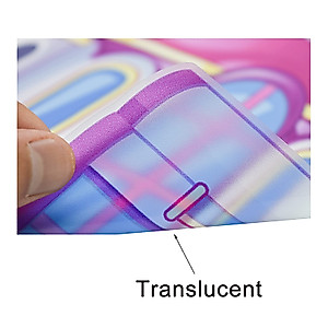 Pinenjoy Cartoon Castle Wall Decal Colorful Rainbow Clouds Butterfly Wall Stickers 39x30inch Fantasy Removable Self-Adhesive Vinyl Wall Clings for DIY Girls Bedroom Nursery Classroom Living Room