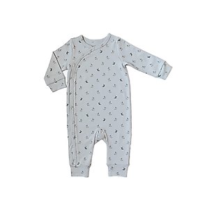 PEHR Front Snap Kimono Romper Hatchling Bunny 3-6 mos.