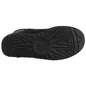 UGG Women's Bailey Button Triplet Ii Boot, Black, 10