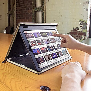 Twelve South BookBook for iPad Air/Pro 10.5" | Hardback Leather case, Pencil Storage and Easel for iPad Pro/Air + Apple Pencil