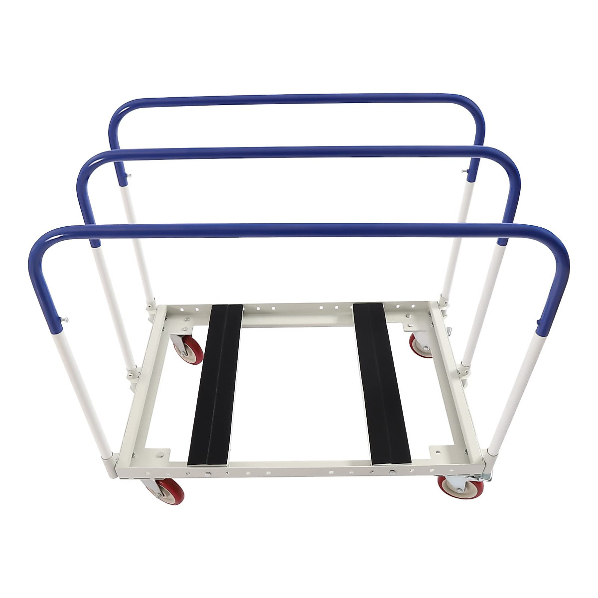Steel Panel Truck with Swivel Casters, Steel Frame Panel Cart Dolly 1500 lbs Load Capacity, 35" Length x 20" Width