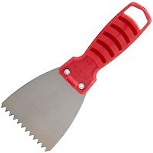 Hyde 3" Adhesive Spreader (1/4"x5/32" V-notch), High Carbon Steel