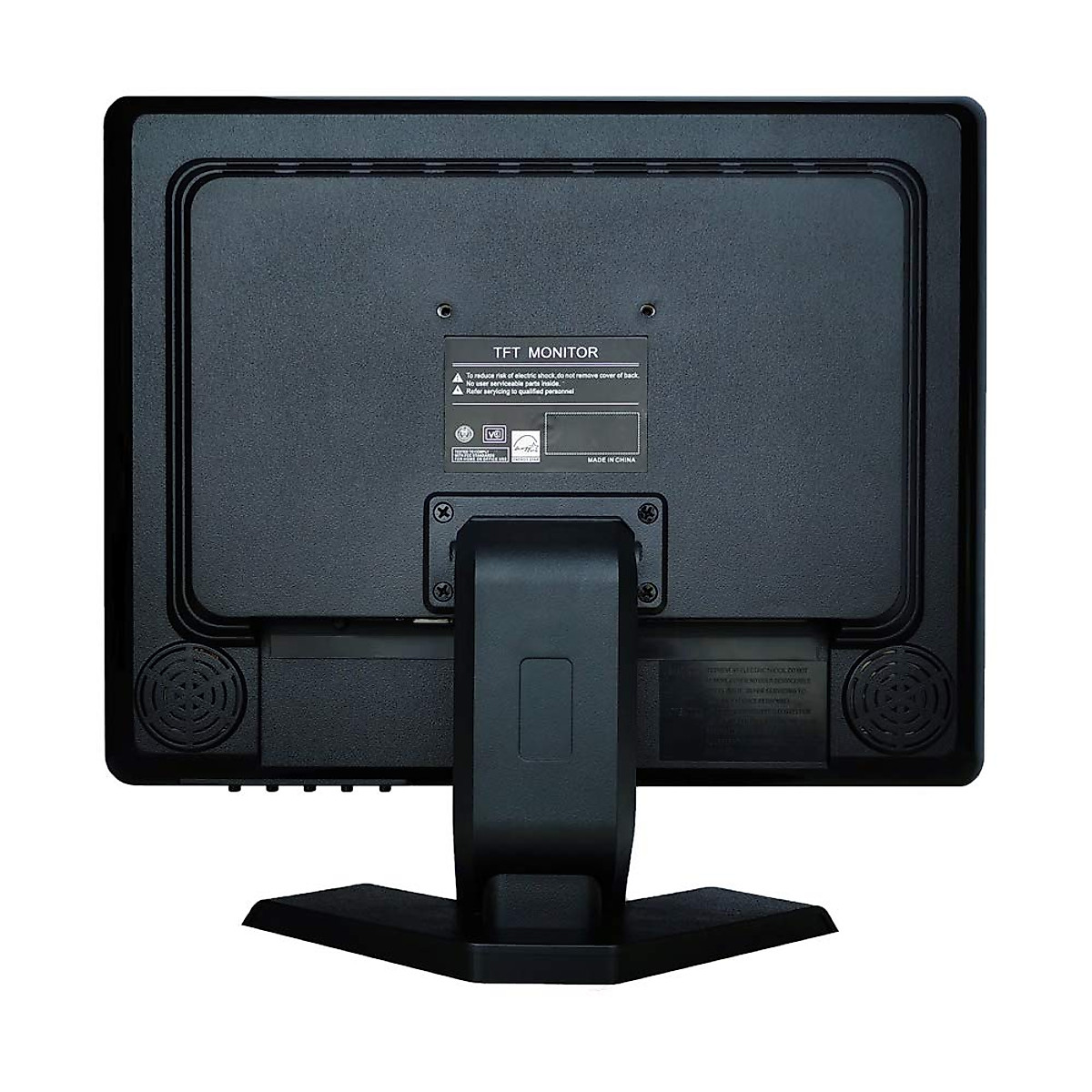 iChawk 15'' inch PC Monitor 1024x768 4:3 Single VGA Port Plastic Outer Housing VESA 75x75mm Wall-mounted Base Desktop POS Ordering Machine LCD Screen Display For Industrial Medical Equipment W150PN-27