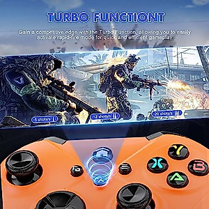 Gamrombo Wireless Controller Replacment for xbox controller, Compatible with Xbox one/Xbox One S/X/Xbox Series X/S/Android/iOS/PC Gamepad Remote with WiFi/Macro Function/Turbo/3.5mm Audio Jack