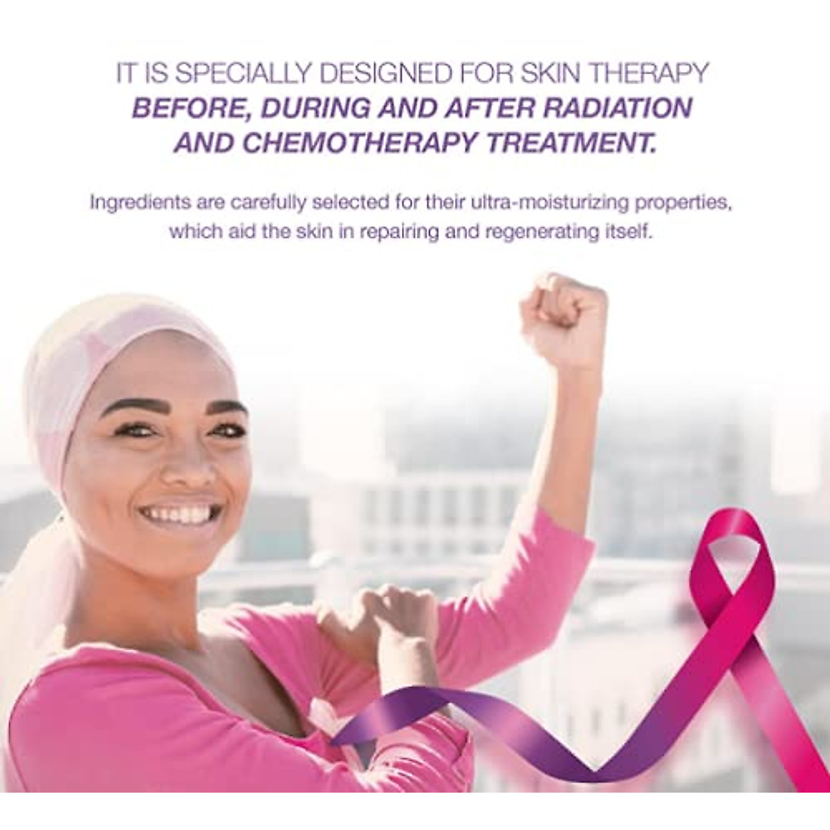 PhysAssist Oncology Lotion with Botanicals, Calming and Hydrating to Stressed Skin Undergoing Chemo or Radiation 6 oz