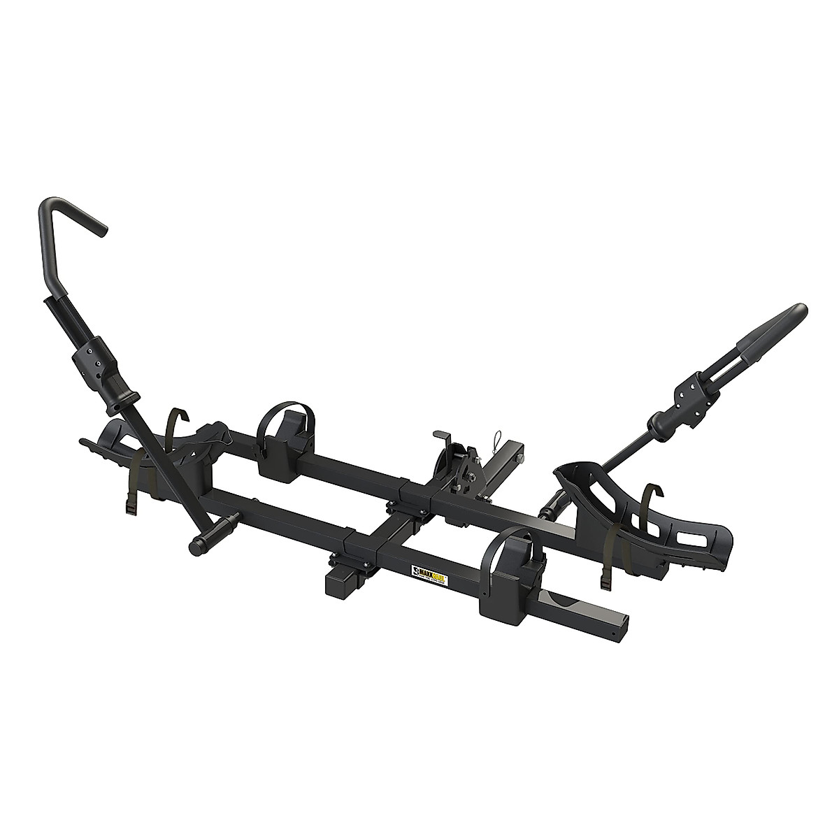 MAXXHAUL 50606 Hitch Style 2-Bike Carrier Platform Style Rack for Standard, Fat Tire, Electric Bikes 2" Hitch Receiver - 66 lbs Weight Capacity Per Bike