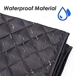 Coffee Maker Cover COOSOO Stain Resistant Washable Covers with Storage Pocket Dust Protection Coffee Maker Appliance Cover for Kitchen