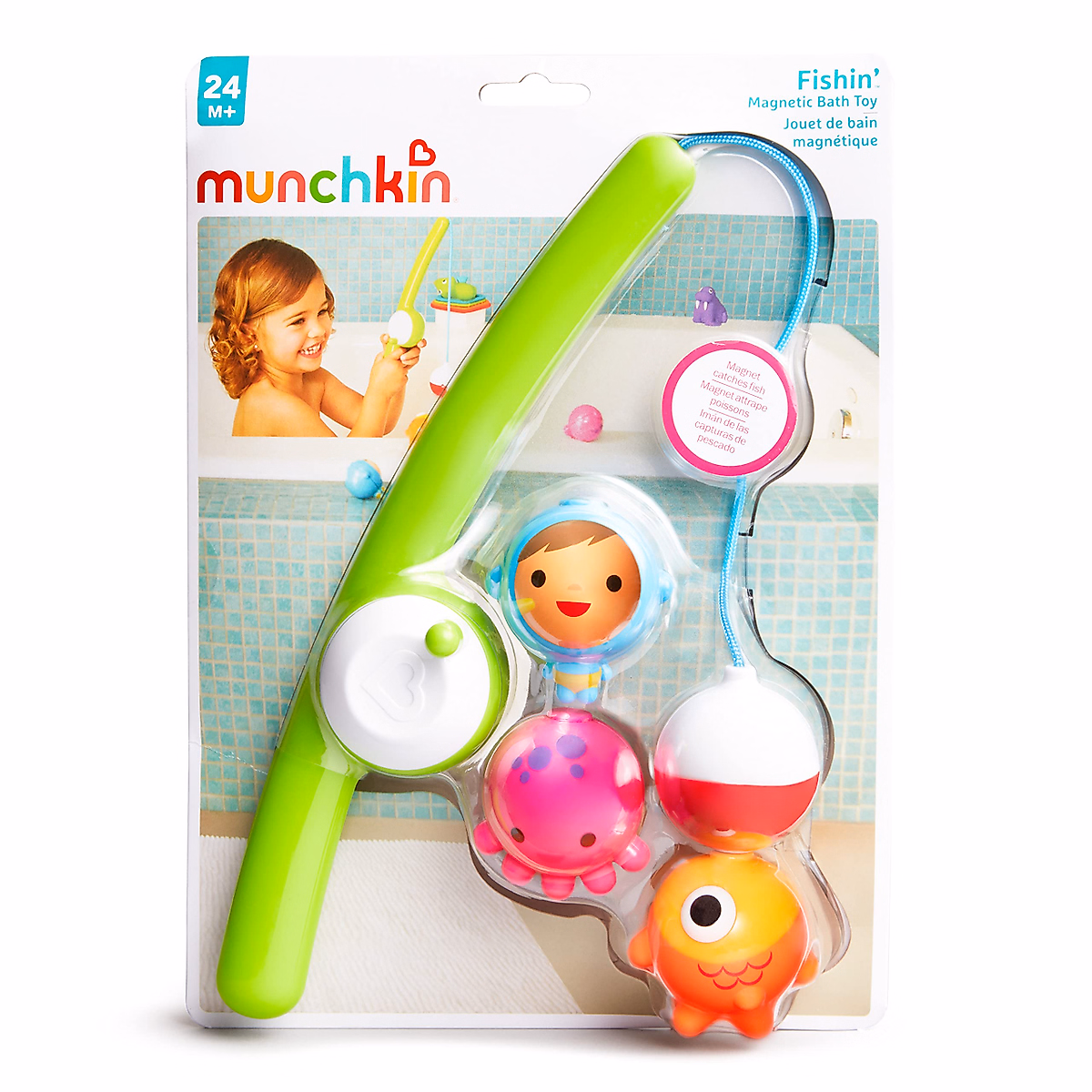 Munchkin® Fishin'™ Baby and Toddler Bath Toy, 4pc Set