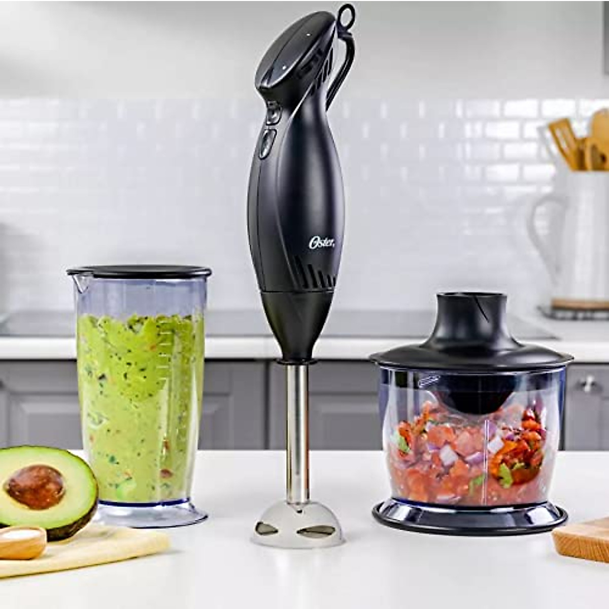 Oster 2-Speed Immersion Hand Blender - Matte Black