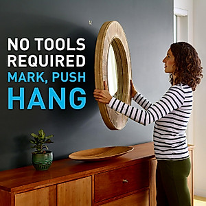 3PH15M-5ES Claw Drywall Picture Hangers & Markers, Holds 15-Lbs, 5-Pk. - Quantity 1