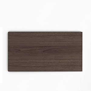 ALFA BUSINESS 55" x 28" Universal Table Top, Solid One Piece Wooden Desktop, Tabletop for Standard & Sit to Stand Desk Frame, Counter Top for Home or Office, Walnut