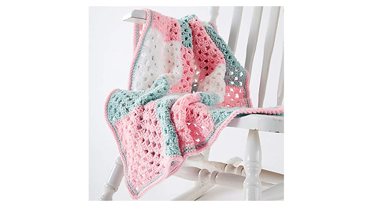 Caron One Pound Yarn - 2 Pack in White with Patterns