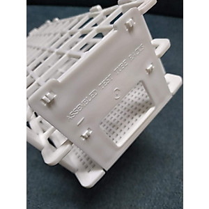 POCOMOCO 3 Packs Plastic Test Tube Rack, 60 Holes Lab Test Tube Rack Holder for 16mm Test Tubes, White, Detachable (60 Holes)