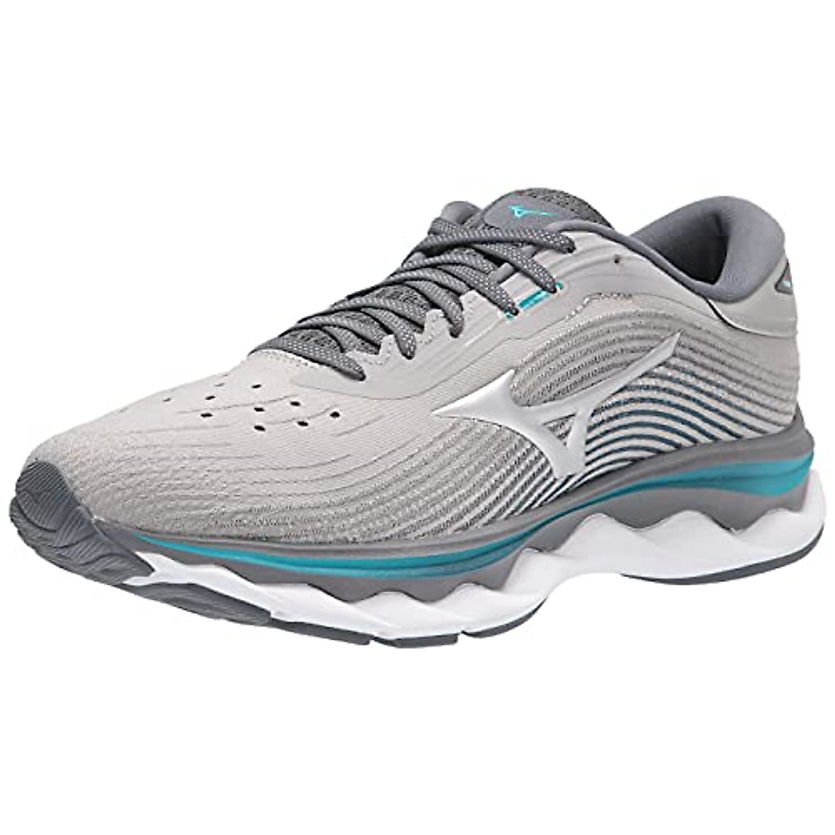Mizuno Women's Wave Sky 5 Running Shoe, Griffin, 9
