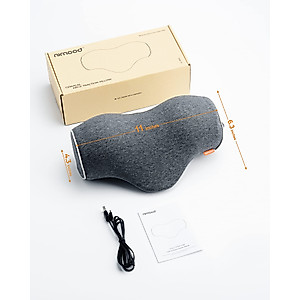 nimood Neck Stretcher, Cervical Neck Traction Device, Neck Hump Corrector with Graphene Heating, Neck and Shoulder Relaxer for TMJ Neck Pain Relief, Muscle Relax, Spine Alignment Relax Gifts for Bed