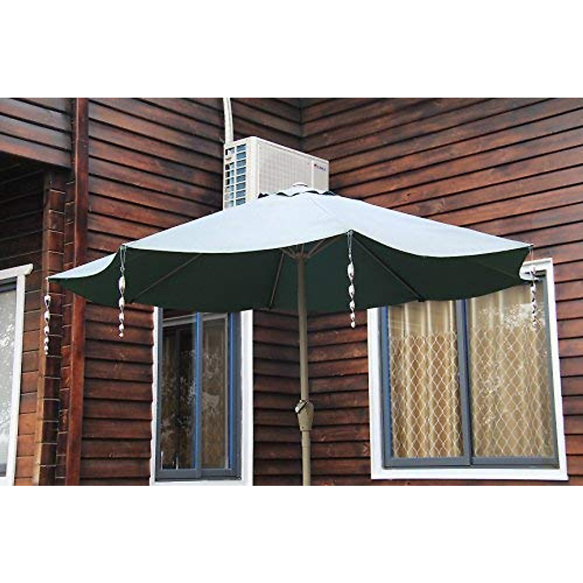 JUNIQUTE Bird Wind Twisting Scare Rods Reflective Ornamental Spiral Device (12") (Set of 12)