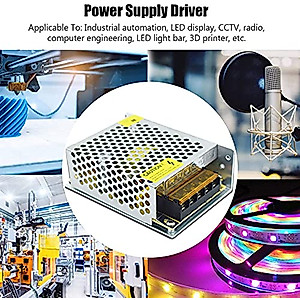 NiuGuy Switching Converter,110V/240V AC to DC 12V 5amp 60W Power Supply, Universal Regulated Transformer Adapter Driver for LED Strip Lights, CCTV, Radio, Security System, Computer Project