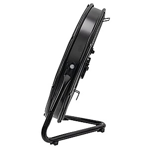 HICFM 4600 CFM 20 inch Heavy Duty Shroud Fan with Barrel and Powerful 1/5 HP Motor, High Velocity Air Circulator for Workshop, Garage, Commercial or Industrial rooms - UL Safety Listed