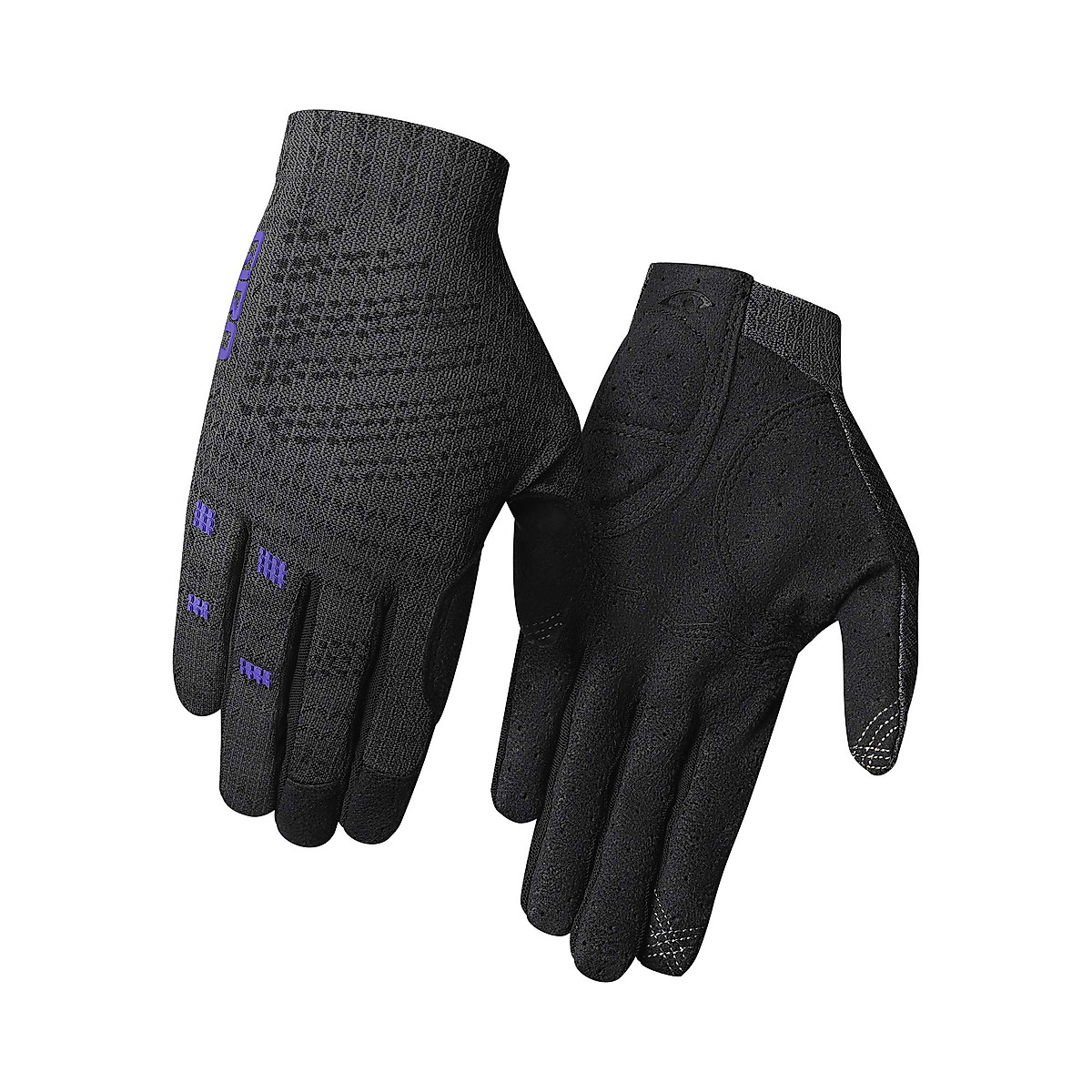 Giro W Xnetic Trail Womens Mountain Cycling Gloves - Titanium/Electric Purple (2023), Large