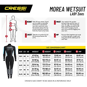 Cressi Morea 3mm Lady, 3/M