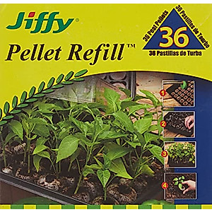 Jiffy J3R36 36mm Plant Pellet Refill 36 Count