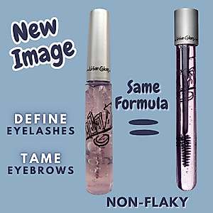 Clear Curl Clear Gel Mascara for Eyelashes and Brows with Aloe Vera and Collagen, no color (transparent) lashes and eyebrows mascara for a natural look