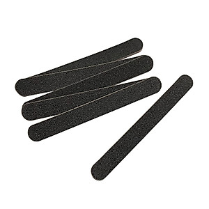 HeeYaa Nail File 10 PCS Professional Double Sided 100/180 Grit Nail Files Emery Board Black Manicure Pedicure Tool and Nail Buffering Files