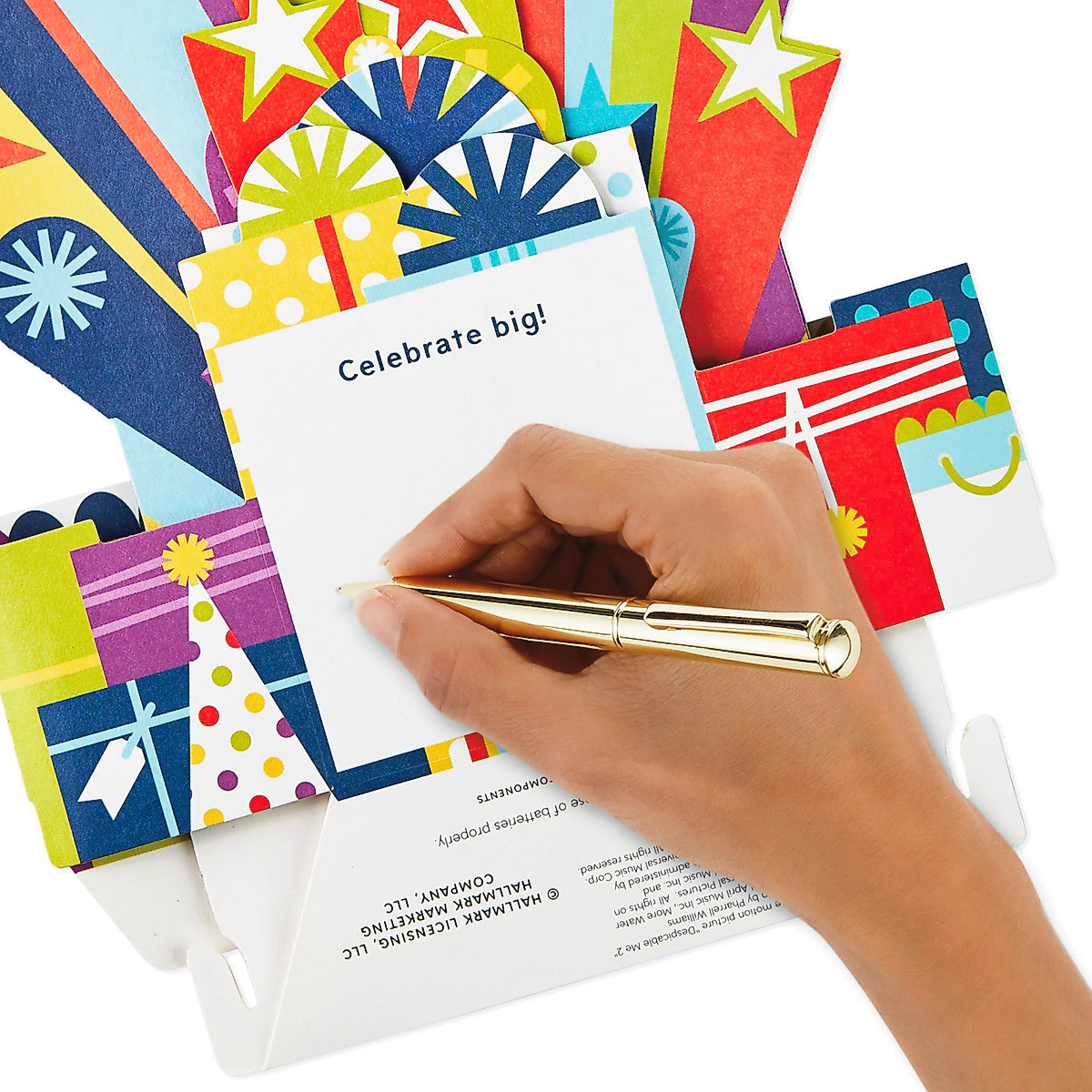 Hallmark Paper Wonder Pop Up Birthday Card with Music (Birthday Cake, Happy by Pharrell Williams)