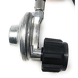 Madol Y-Splitter with 2 Hoses for type1 Propane Tanks [2561] Fits Most LP Gas Grill, Heater & Fire Pits Dual Hose Assembly -Regulador de propano de Baja presión con dos mangueras Y-Splitter