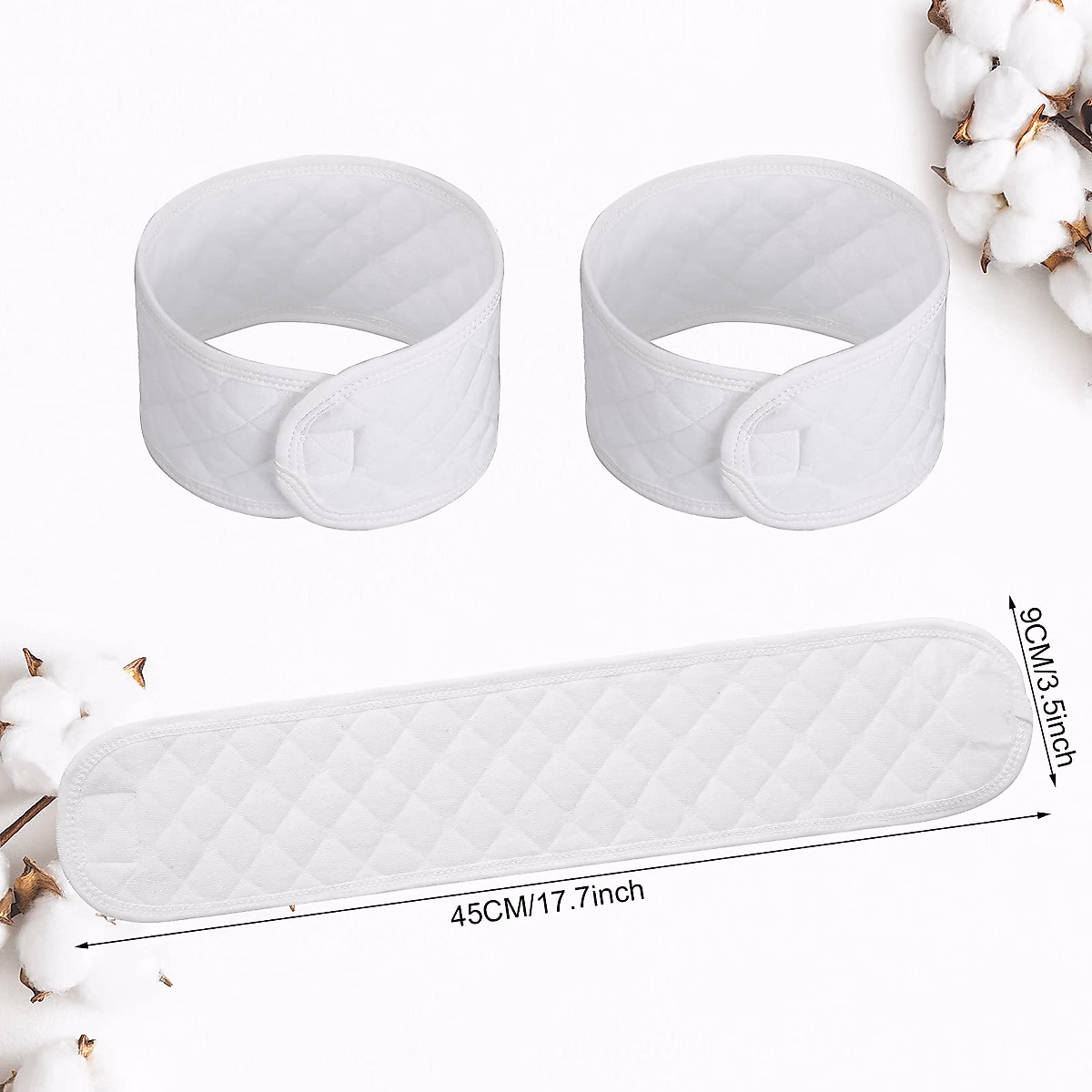 Nuanchu 20 Pieces Baby Belly Band Cotton Newborn Belly Belt Infant Umbilical Cord Protector Soft Baby Belly Button Band Newborn Navel Belt for Protection Abdomen Baby Boy Girl Gifts 0-12 Months